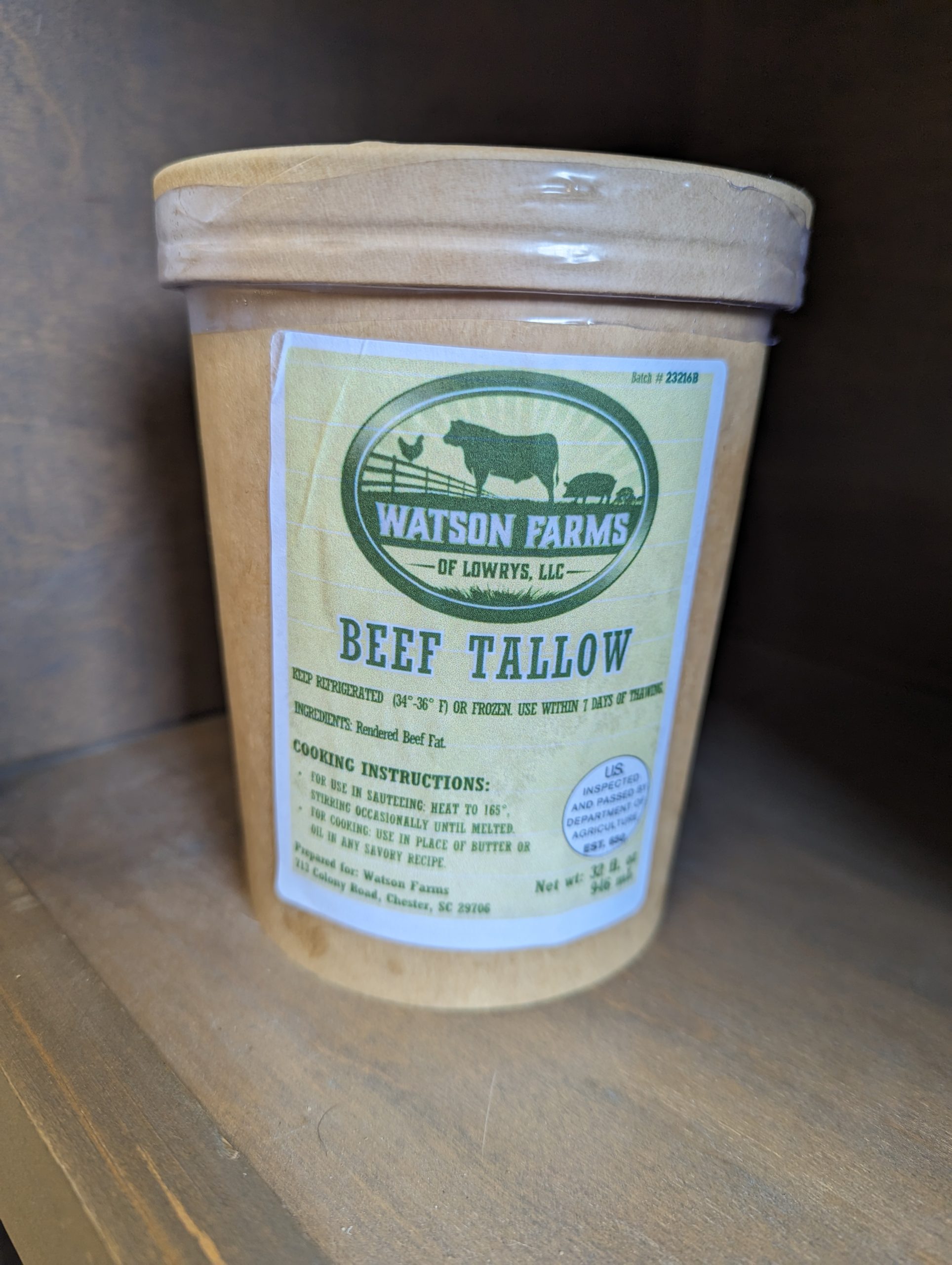 Beef Tallow – Watson Farms